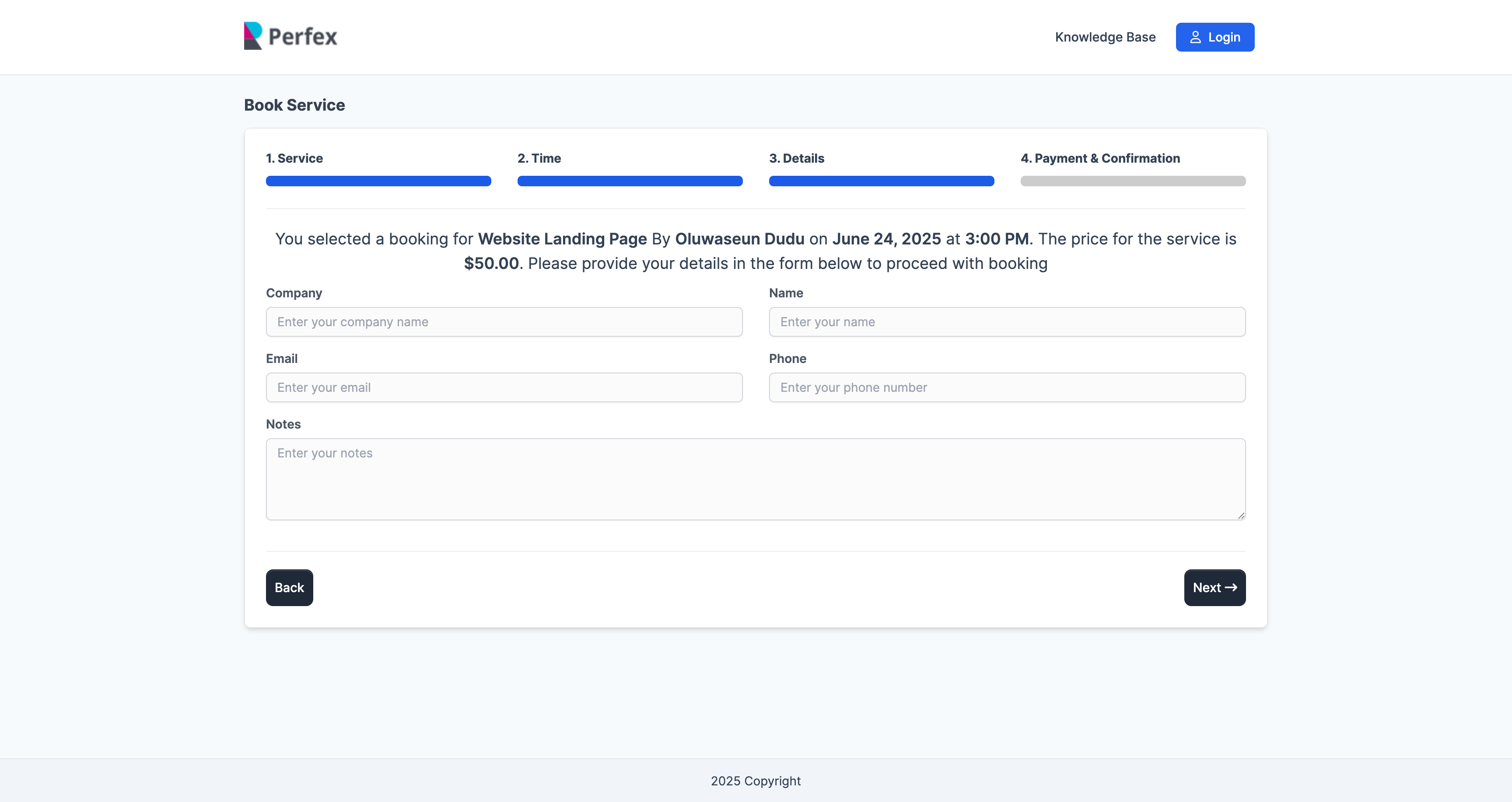 Appointment Booking and Scheduling module for Perfex by flexibyte88